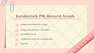 MODEL PBL DAN PjBL sebagai model pembelajaran inovatif | PDF