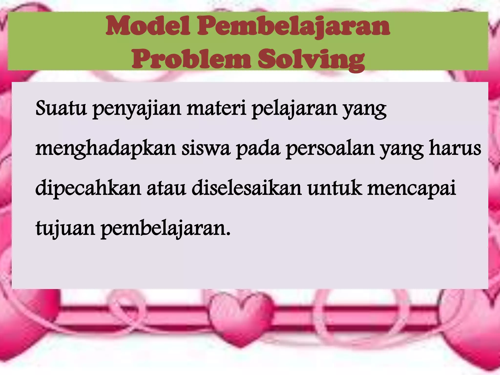 ppt Model pembelajaran | PPTX