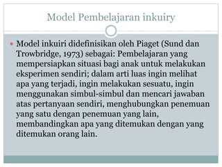 Model pembelajaran | PPTX