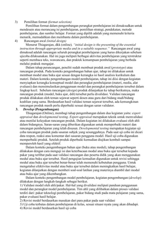 Model pembelajaran assure | DOCX