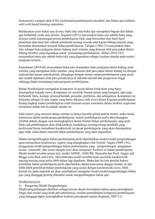 Model pembelajaran assure | DOCX