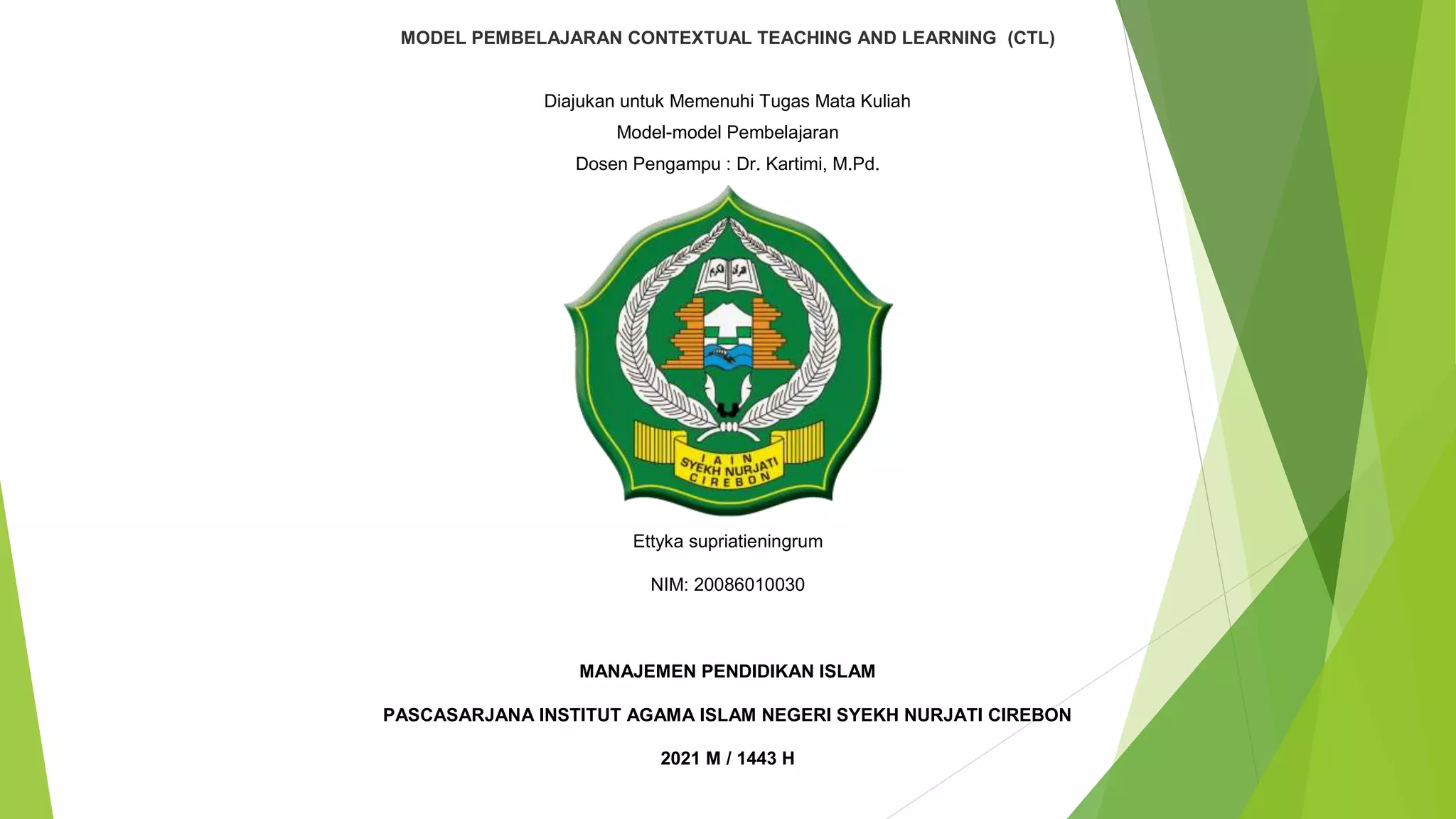 Model Pembelajaran CTL.pptx