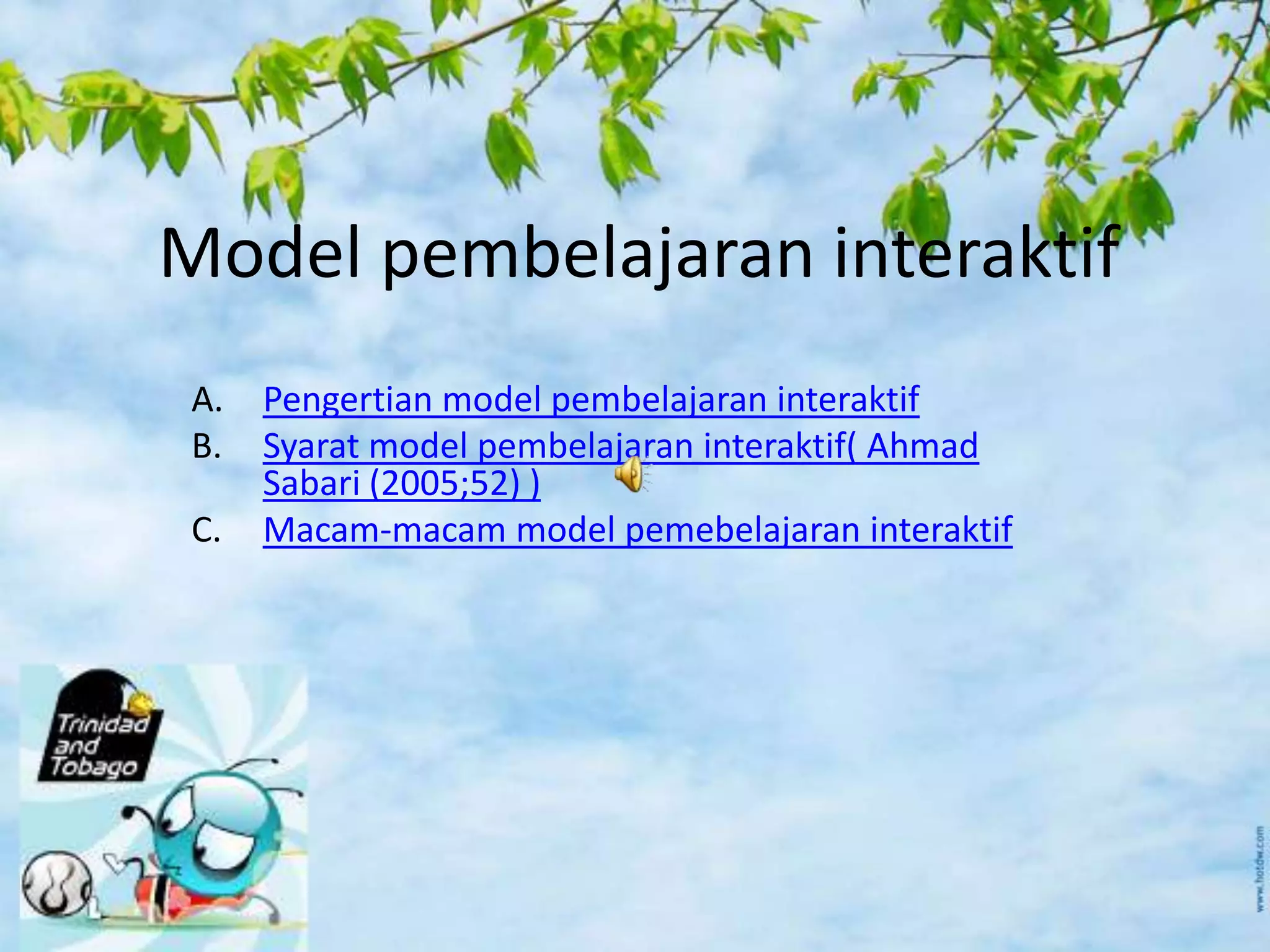 Model pembelajaran interaktif | PPTX