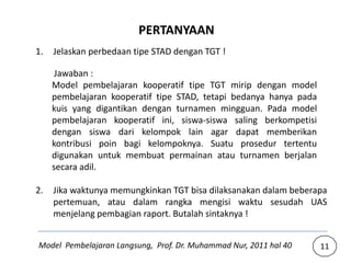 Model Pembelajaran Kooperatif | PPTX