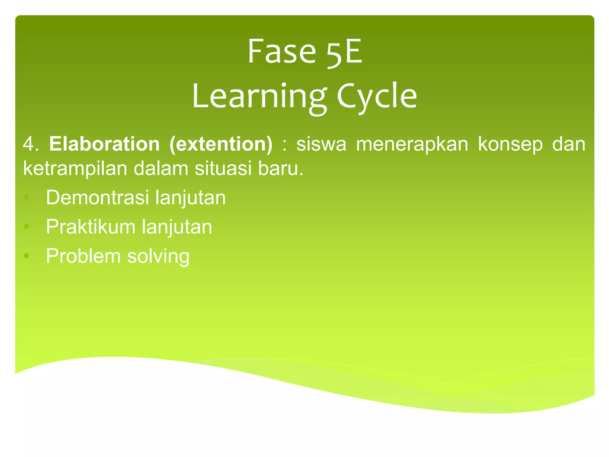 Model pembelajaran learning cycle | PPTX