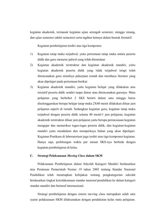 Model pembelajaran moving class di sekolah | PDF