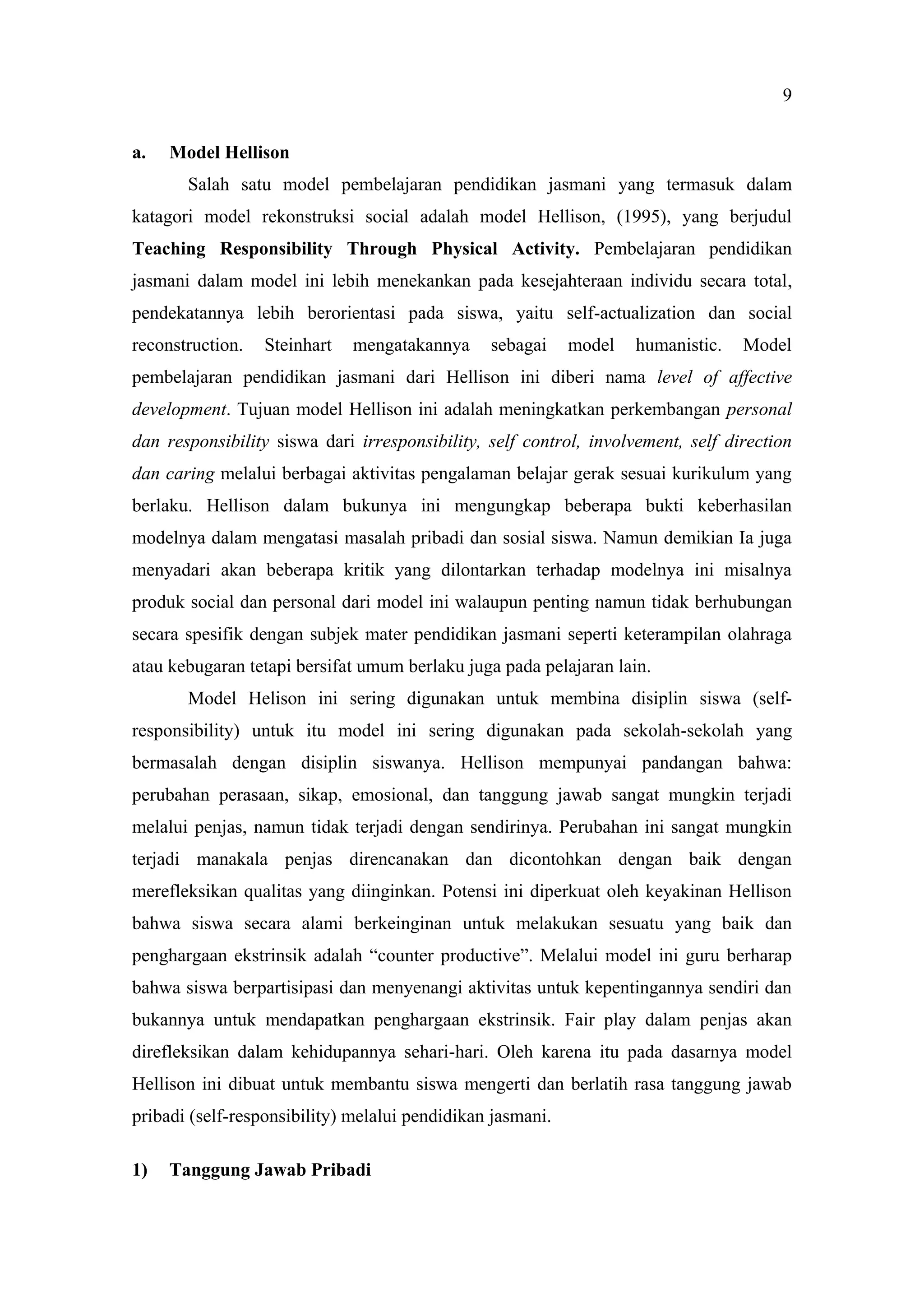 Model pembelajaran pendidikan_jasmani | PDF