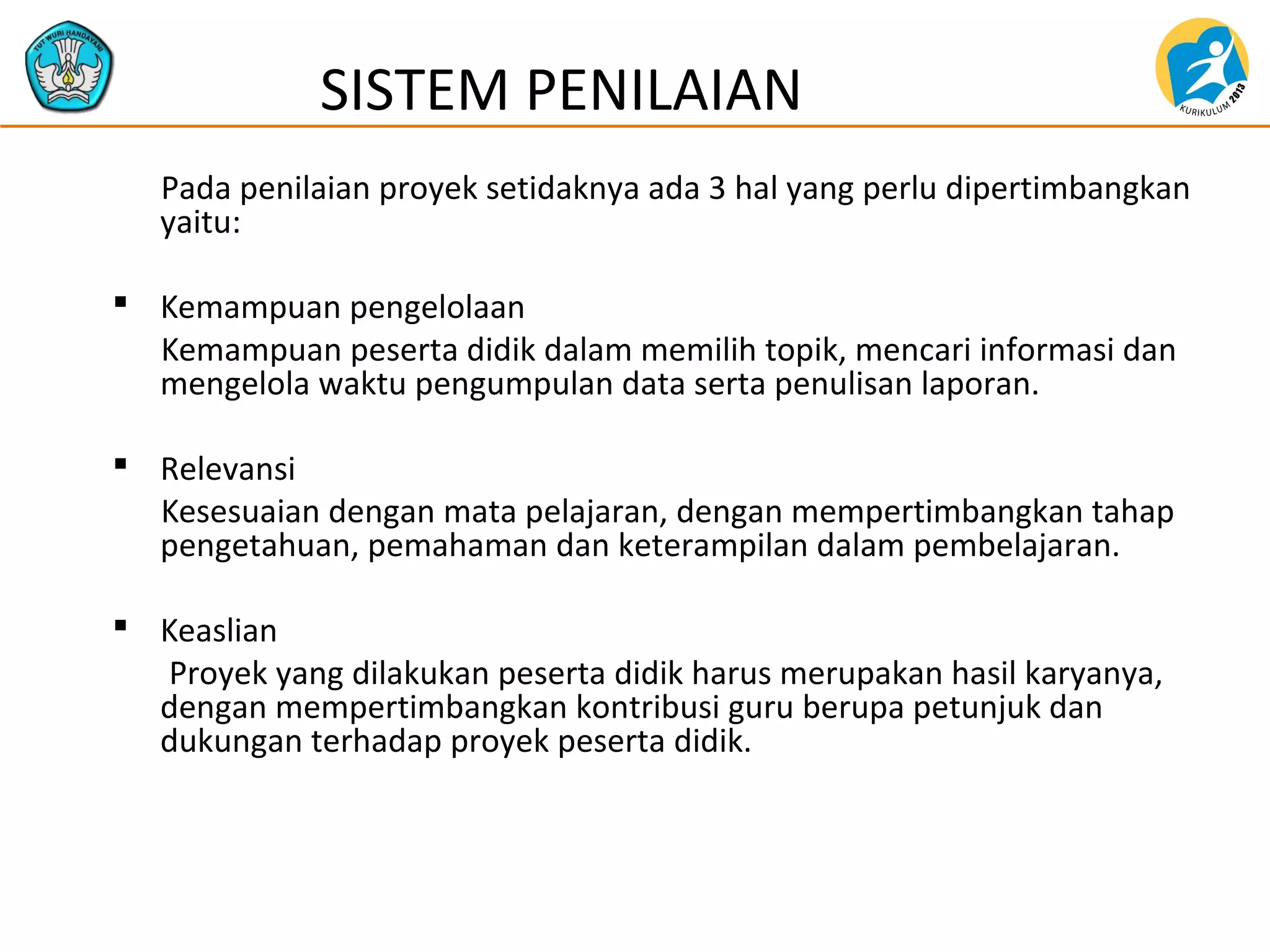 Model pembelajaran project based learning (pjbl) | PPT