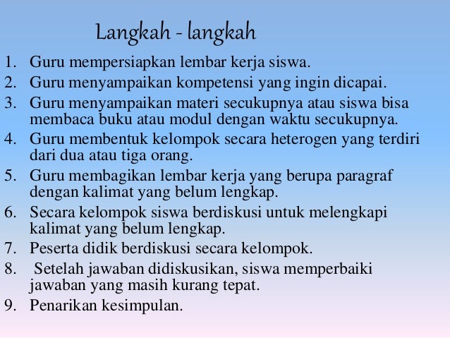 Langkah Langkah Model Pembelajaran Role Playing - Seputar Model