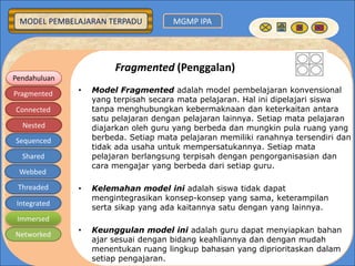Model pembelajaran terpadu | PPSX