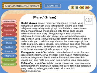 Model pembelajaran terpadu | PPSX