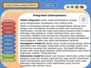 Model pembelajaran terpadu | PPSX