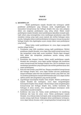 Model Pembelajaran Terpadu Treaded & Intergated.docx