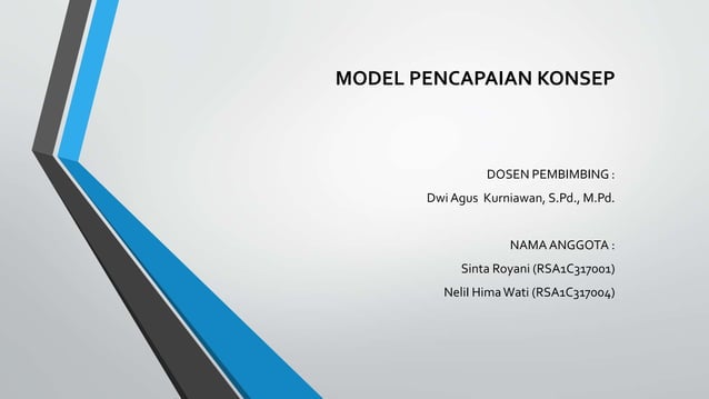 Model pencapaian konsep | PPTX