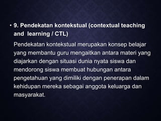 Model pengelolaan kelas | PPT