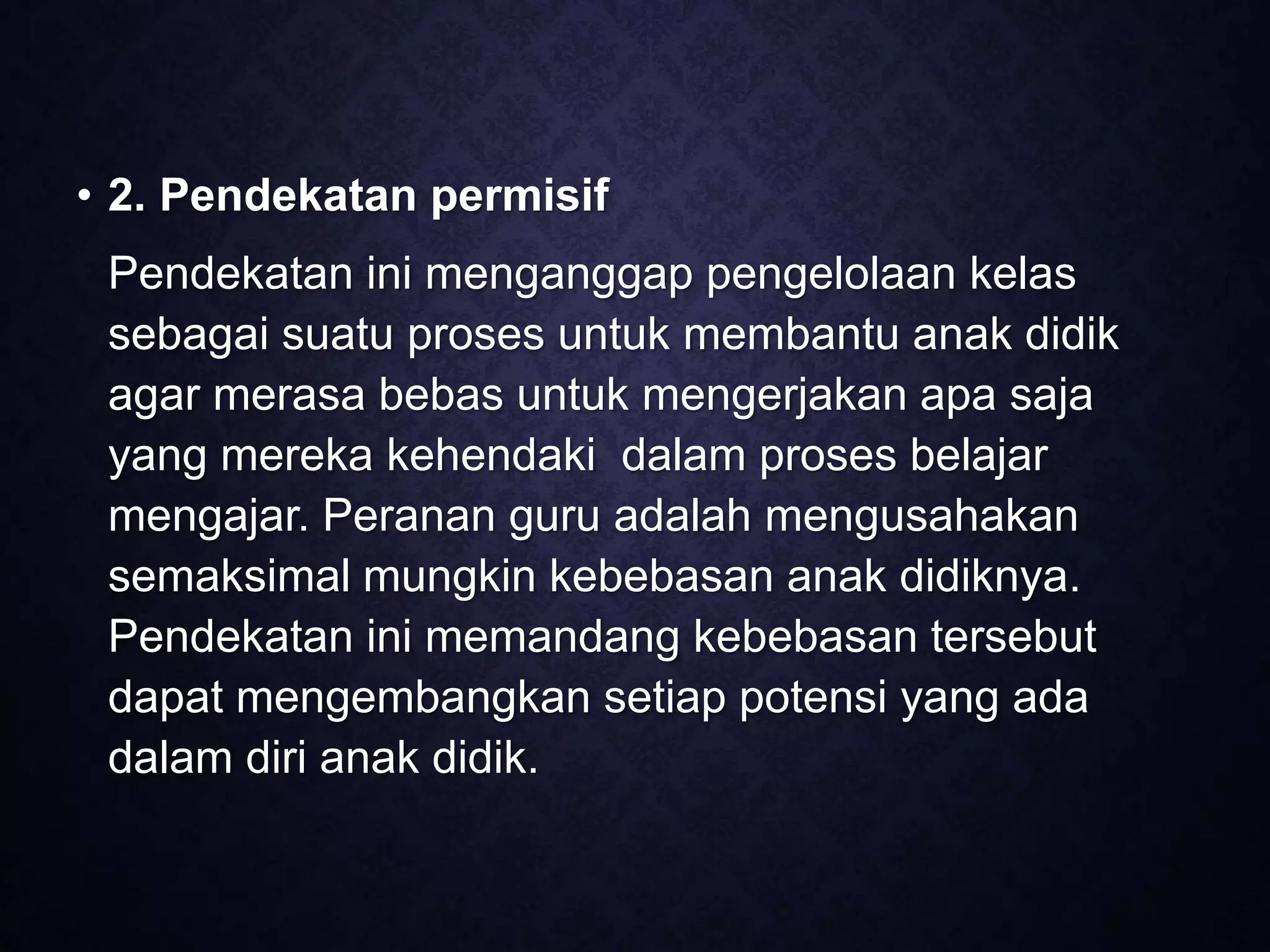 Model pengelolaan kelas | PPTX