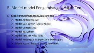 Model pengembangan kurikulum | PPTX