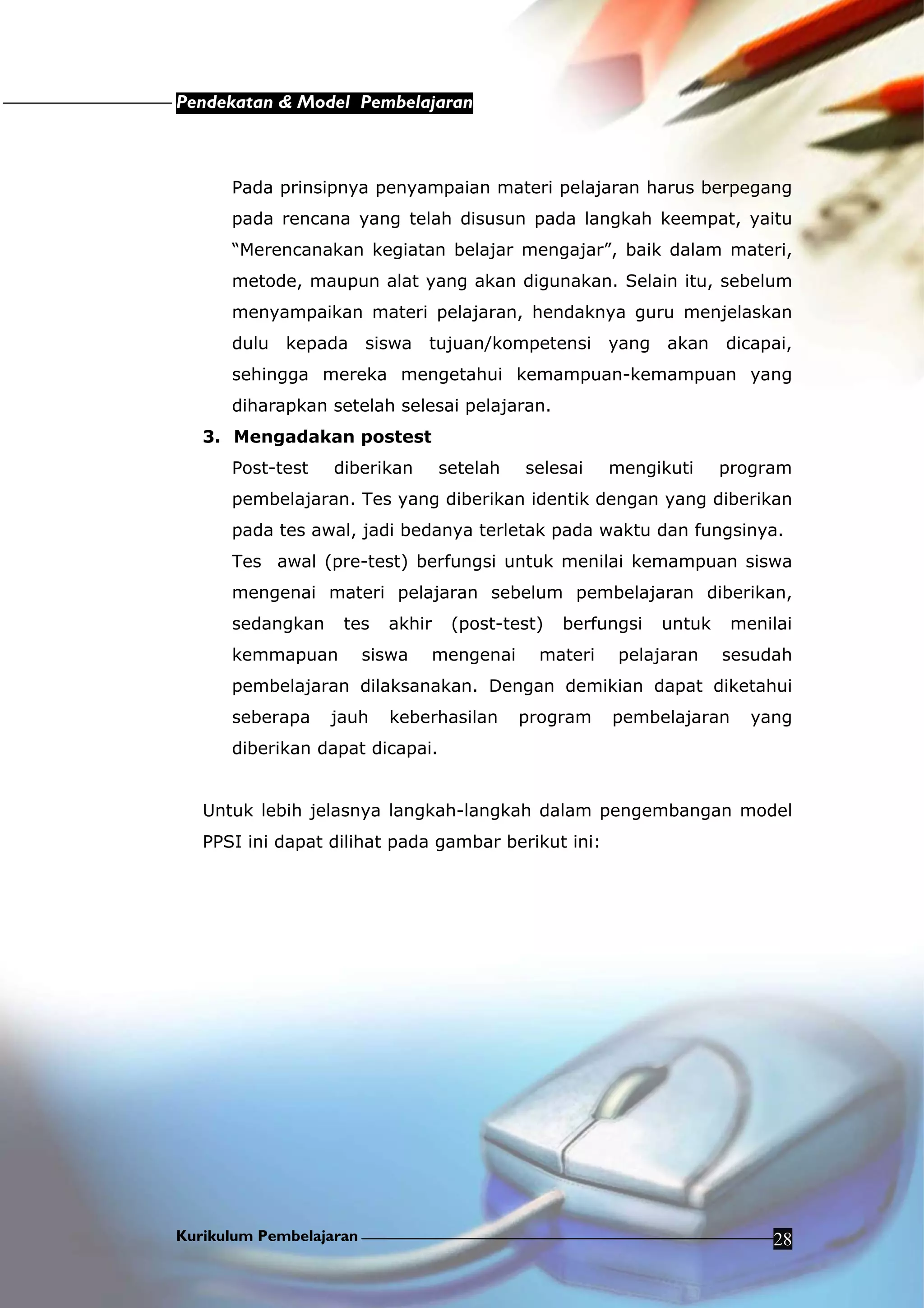 Model pengembangan pembelajaran | PDF