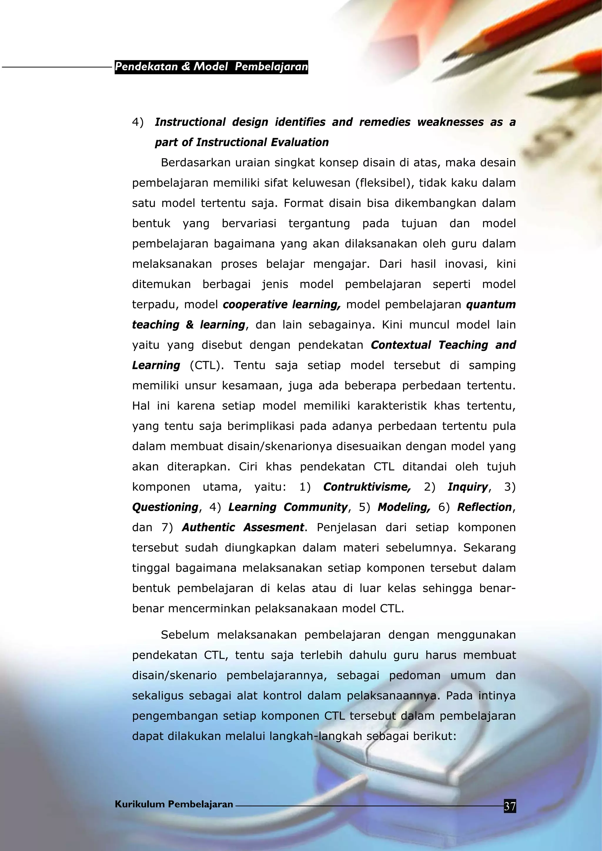 Model pengembangan pembelajaran | PDF