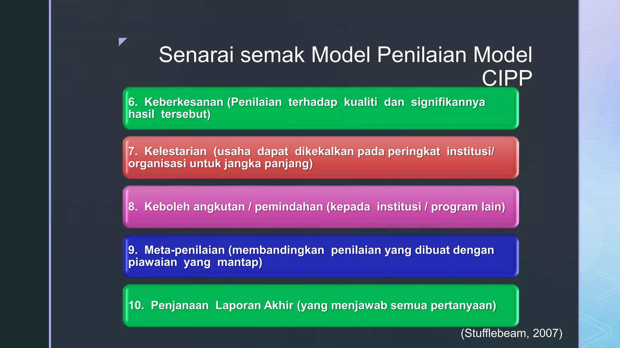 Model penilaian cipp | PPTX