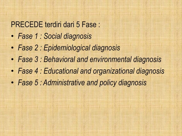 Model perencanaan program promosi kesehatan | PDF