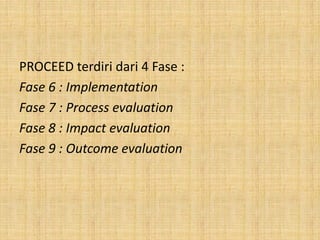 Model perencanaan program promosi kesehatan | PDF