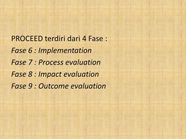 Model perencanaan program promosi kesehatan | PDF