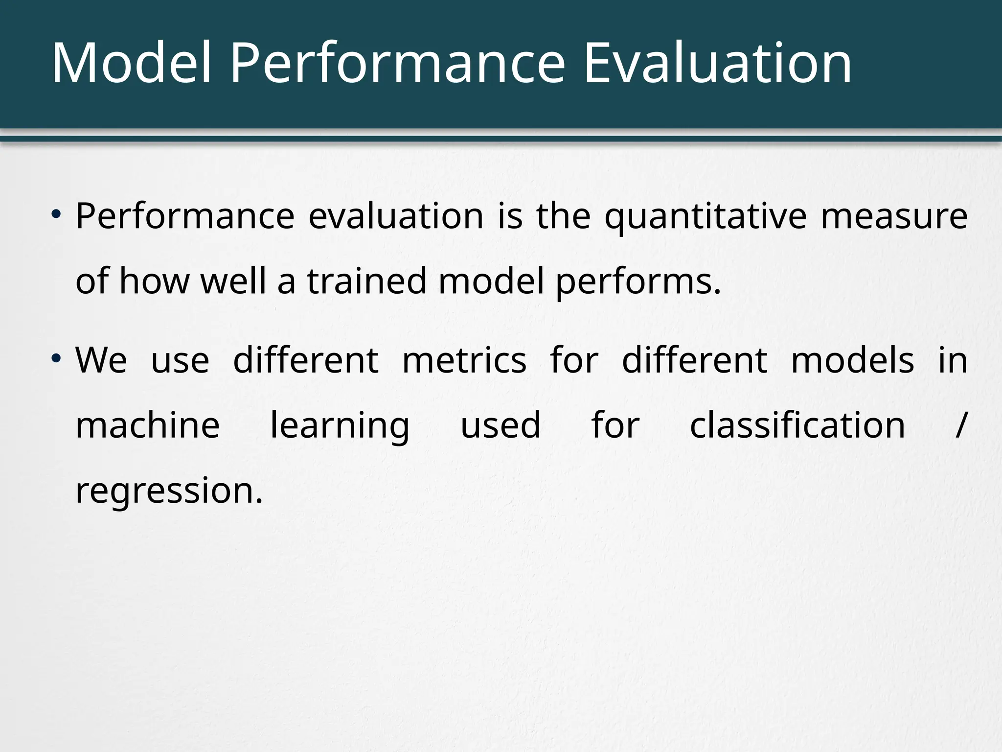 Model Performance Evaluation with Classification model.pptx