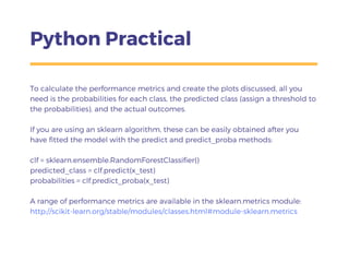 Assessing Model Performance - Beginner's Guide | PDF
