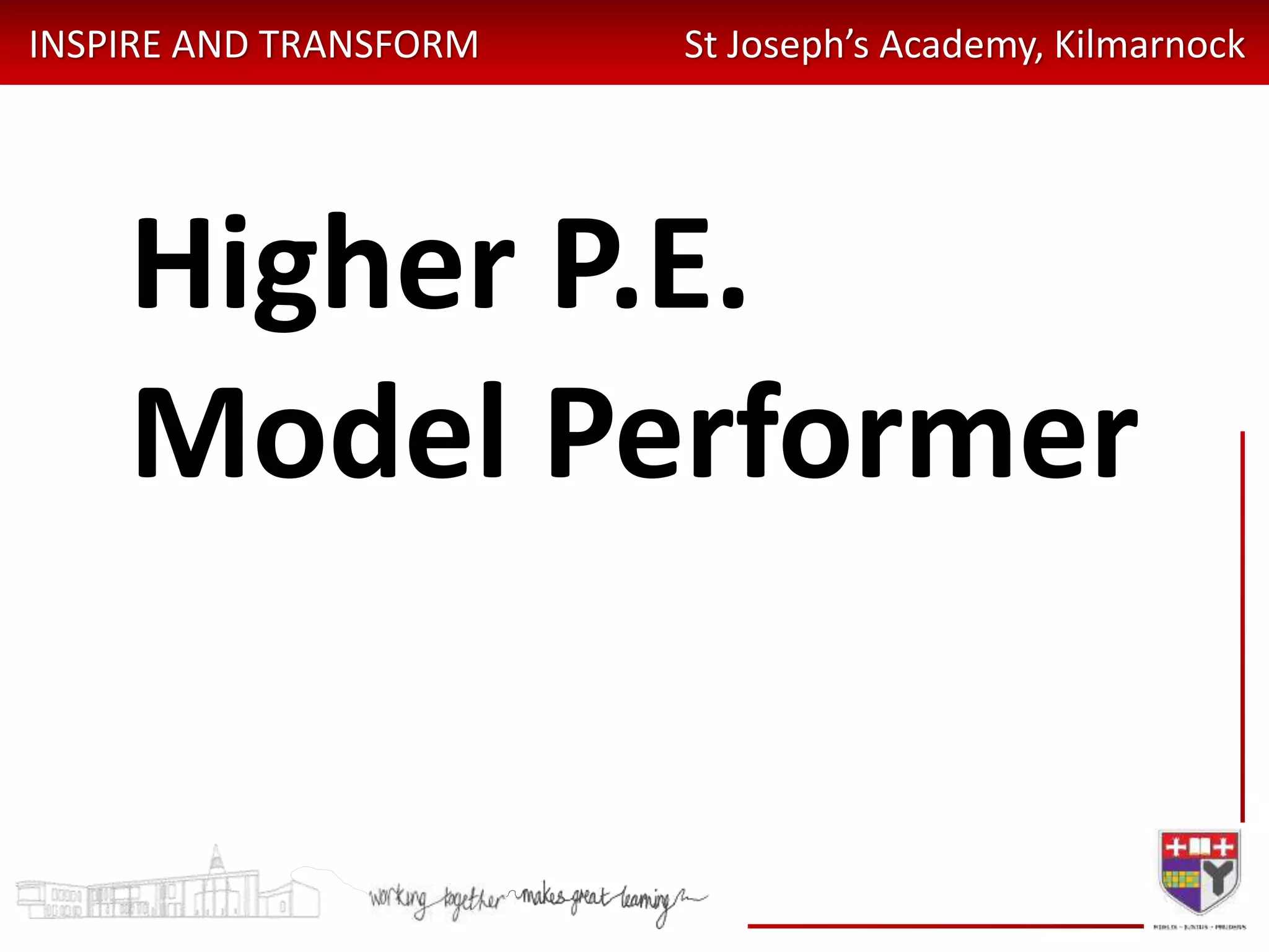 Higher PE - Model Performer | PPTX