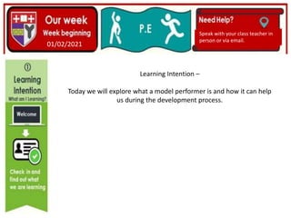 Higher PE - Model Performer | PPTX