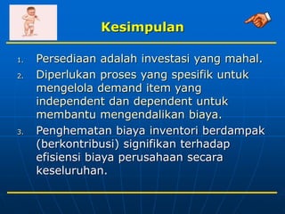 Model Persediaan Deterministik for planning | PPT