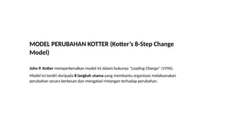 MODEL PERUBAHAN KOTTER _Pembentangan.pptx