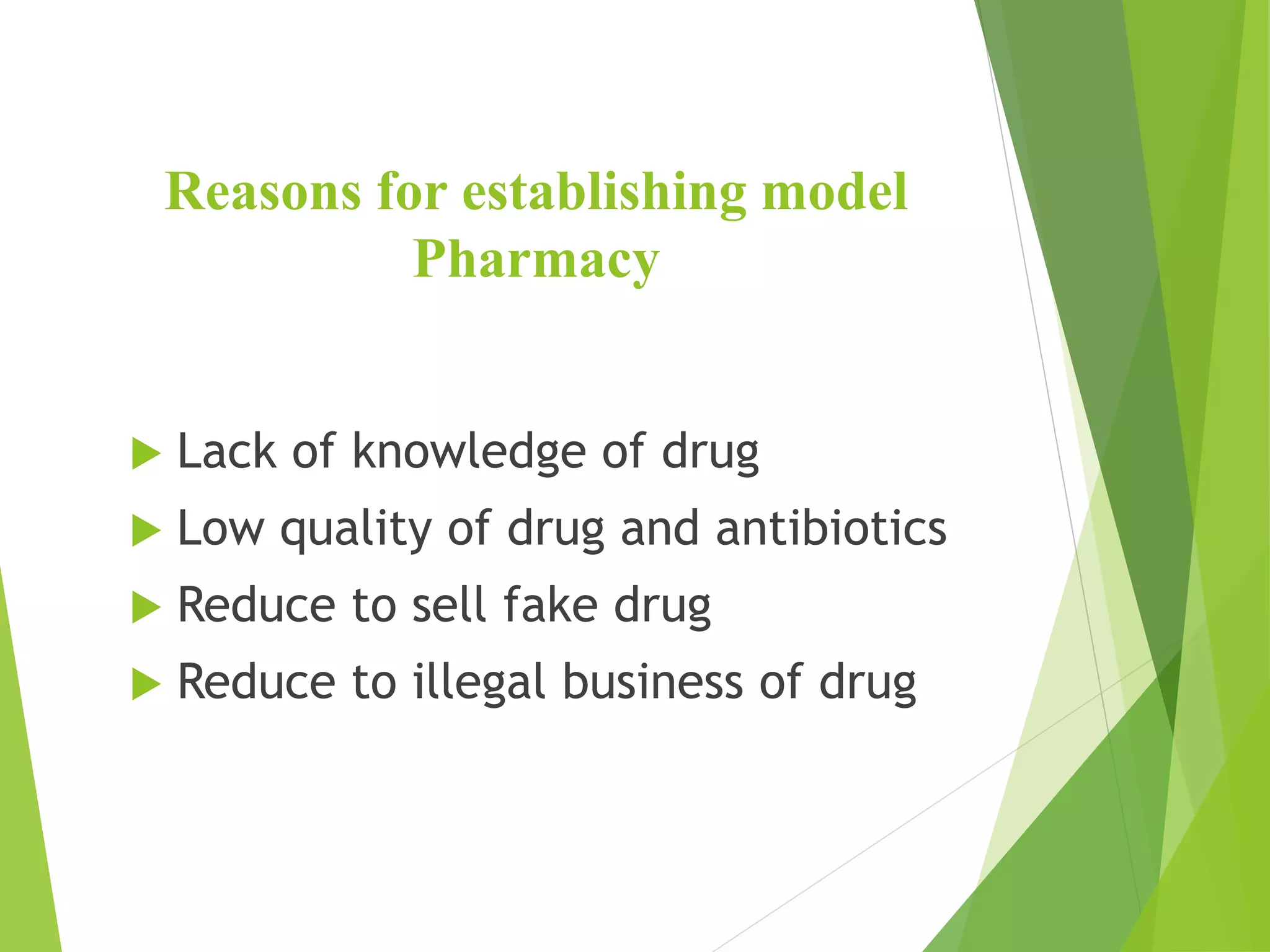 Model pharmacy in bangladesh | PPTX