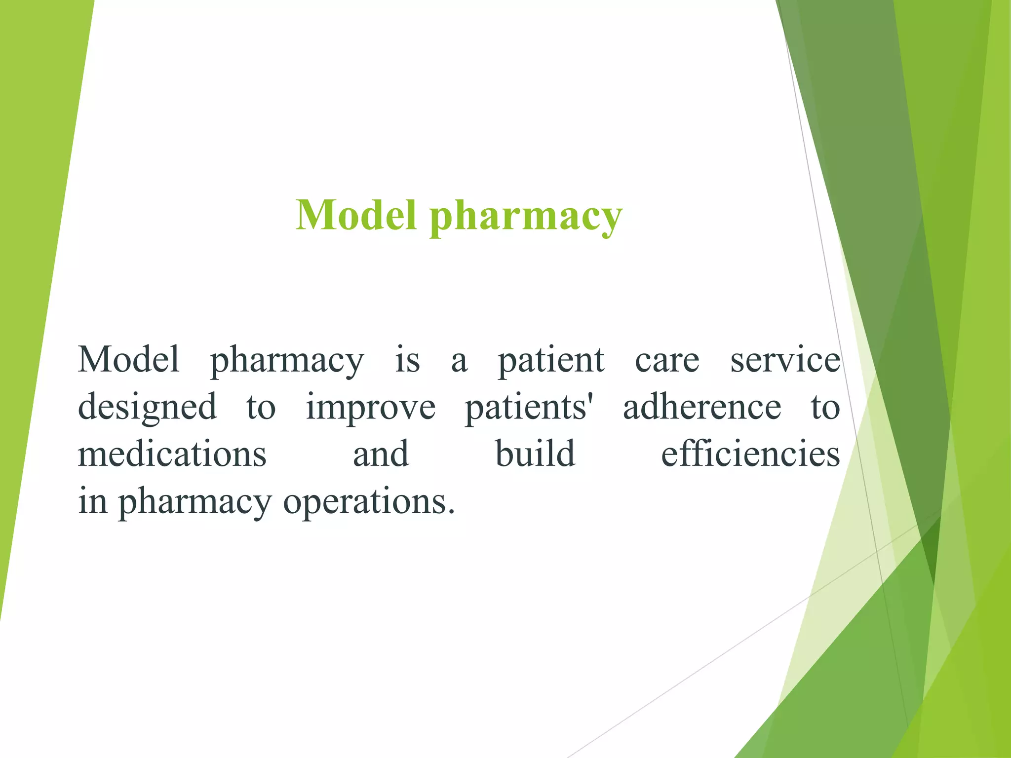Model pharmacy in bangladesh | PPTX