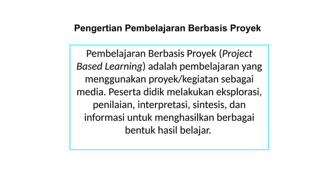 Pembelajaran Model Project Basic Learning.pptx