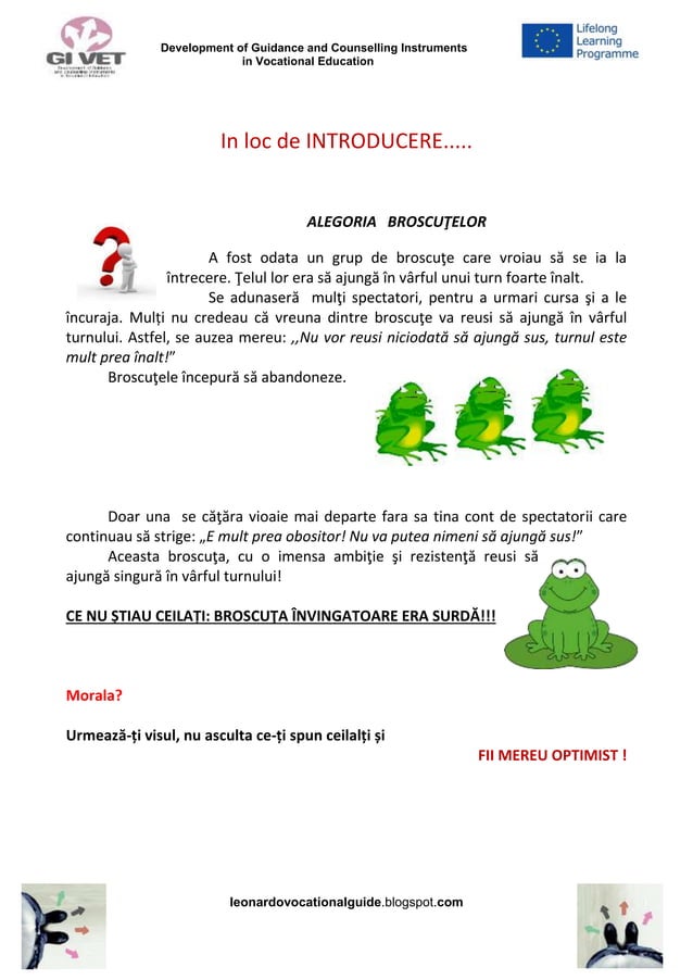 Model plan cariera auto ro | PDF