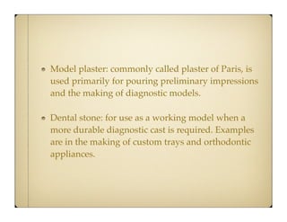 Model plaster | PDF