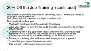 Model Policies and Procedures for Independent Training Providers | PPT