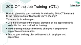 Model Policies and Procedures for Independent Training Providers | PPT