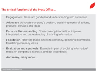 The Model Press Office | PPT