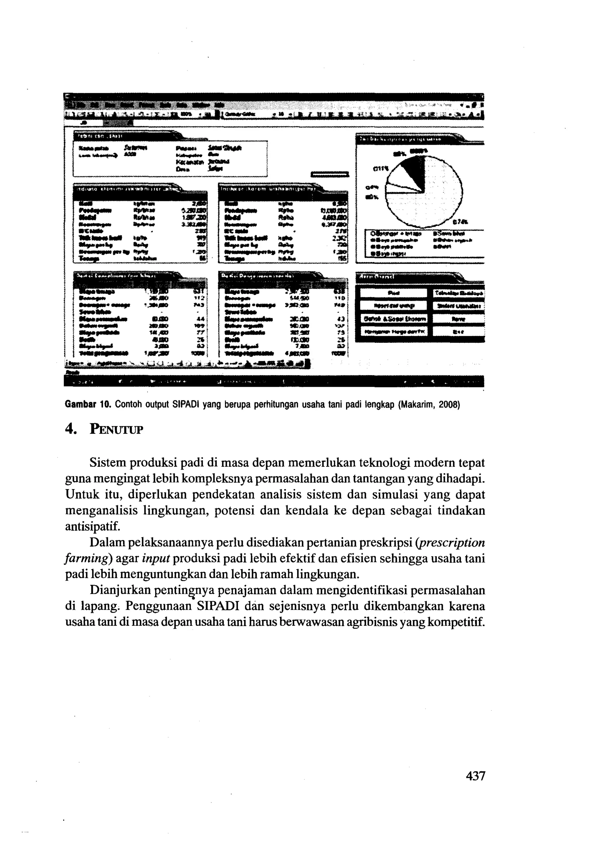 Model Produksi Tanaman Padi. Untuk Pertanian pdf | PDF