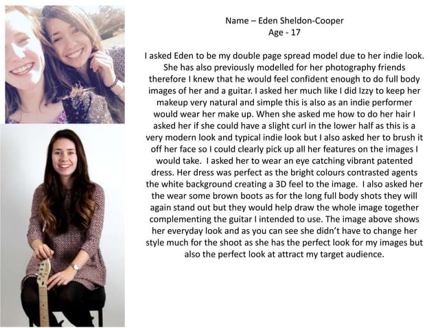 Model profiles | PPTX | Style & Fashion