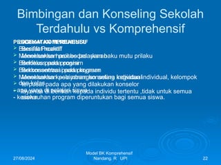 MODEL PROGRAM BIIMBINGAN KONSELING KOMPREHENSIF | PPT