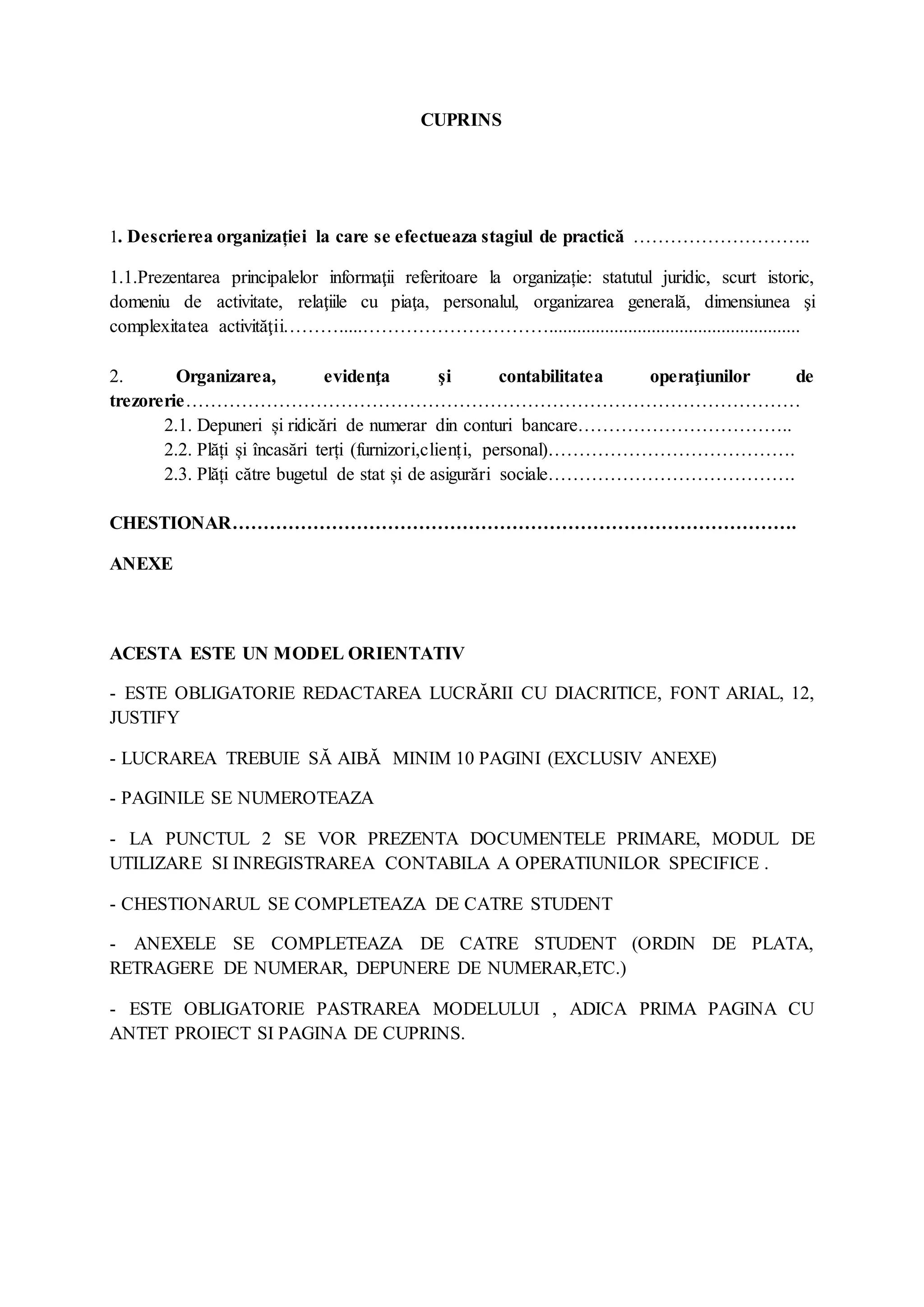 Model proiect fb an 1 | DOCX