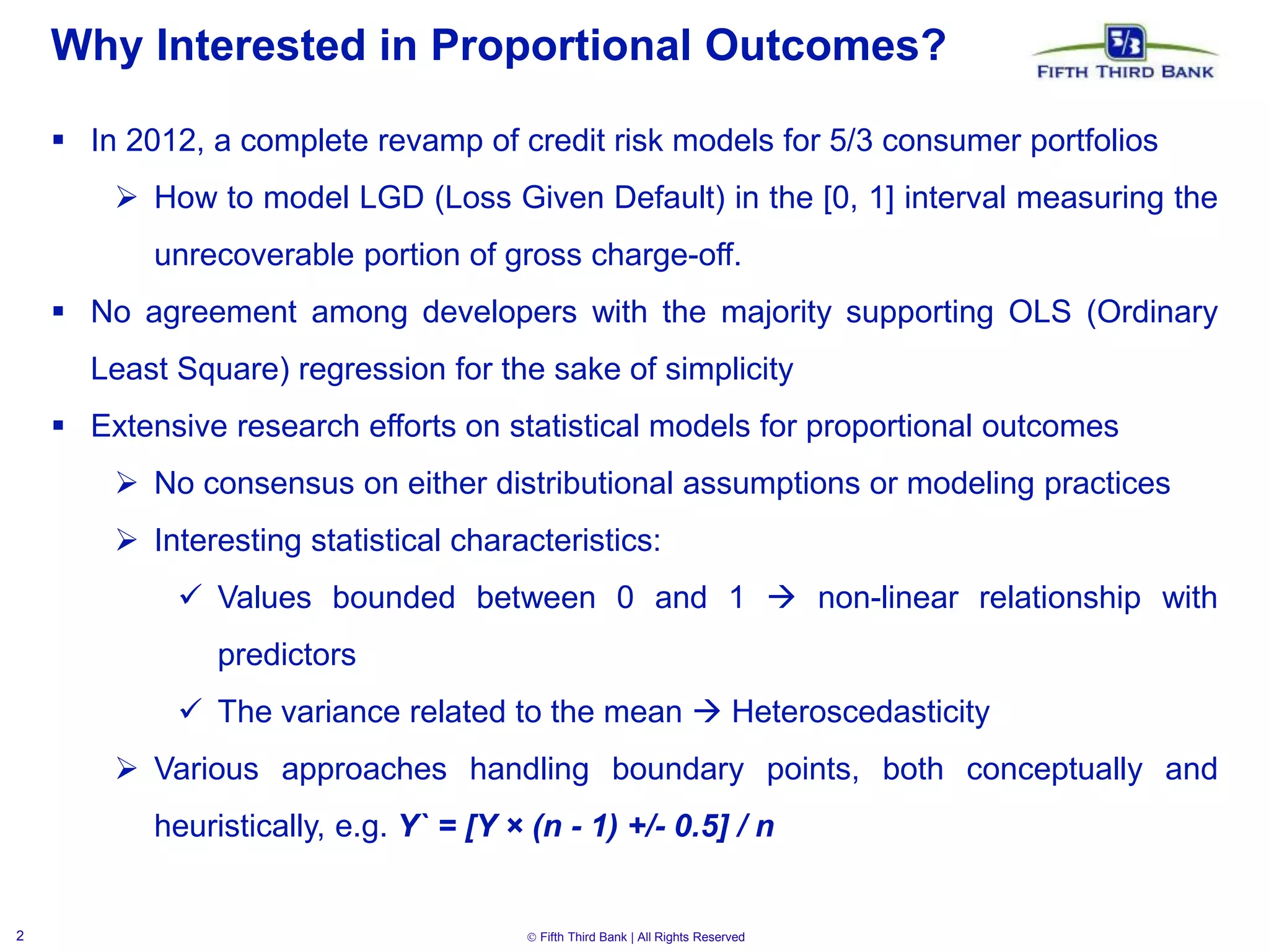 Statistical Models for Proportional Outcomes | PDF