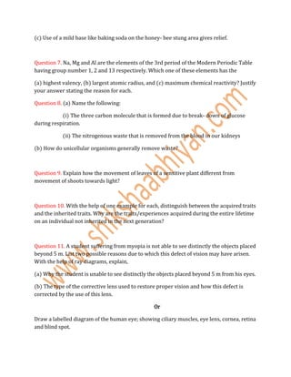 Model question paper 3 | PDF