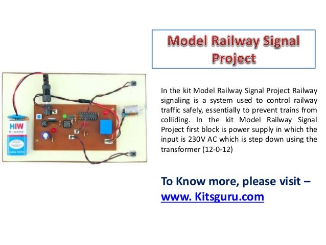 Model railway signal project