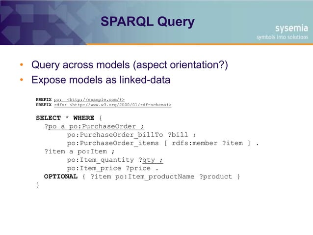 Ecore Model Reflection in RDF | PPT