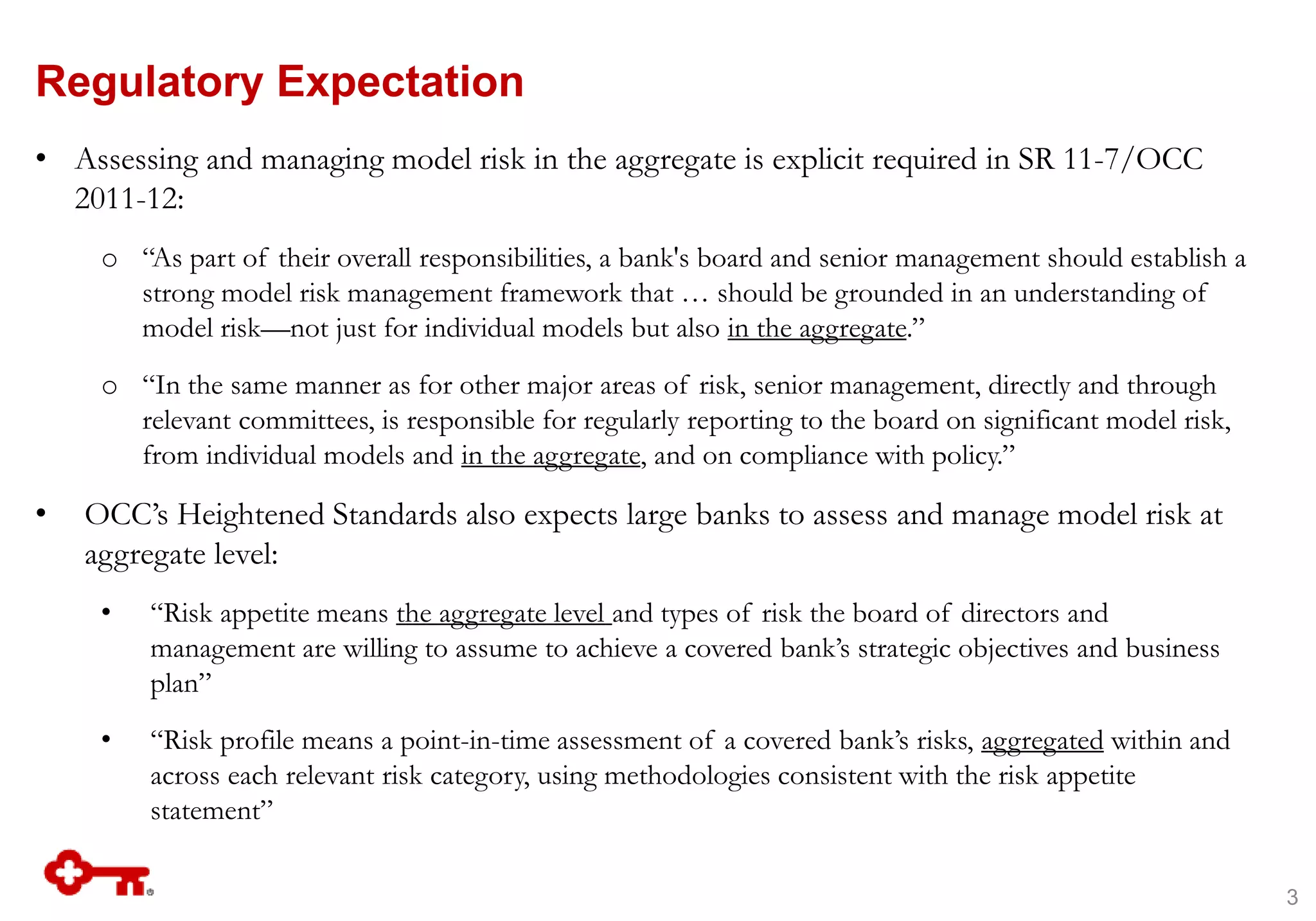 Model Risk Aggregation | PPT